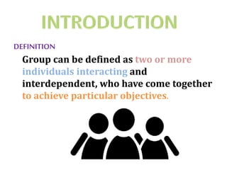 group dynamics | PPT
