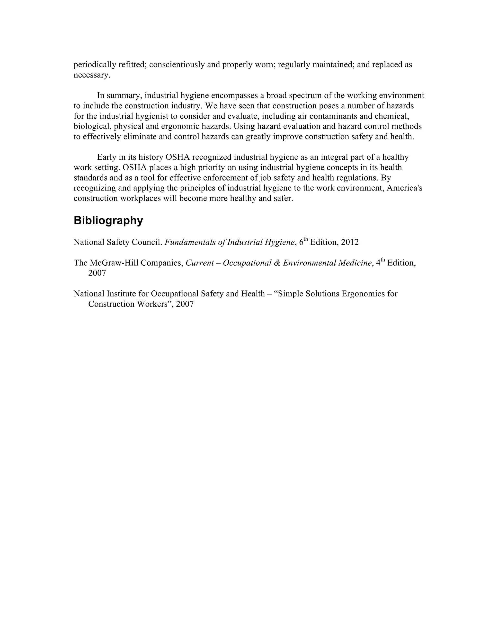 UNIT 4 - Hygiene Concept, definition and importance of hygiene in ...