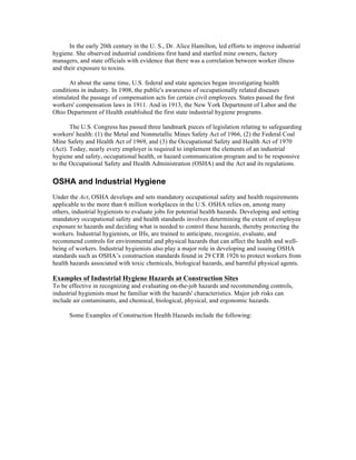 UNIT 4 - Hygiene Concept, definition and importance of hygiene in ...