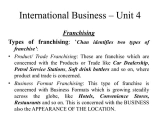 Unit 4 international business 6th semester bbm notes pdf | PPT