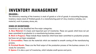 Unit 4 Introduction to working capital_JNTUA MBA Syllabus | PDF