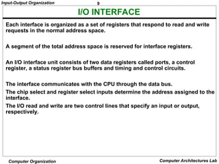 Unit4-IO-computer organization and architecture | PPT