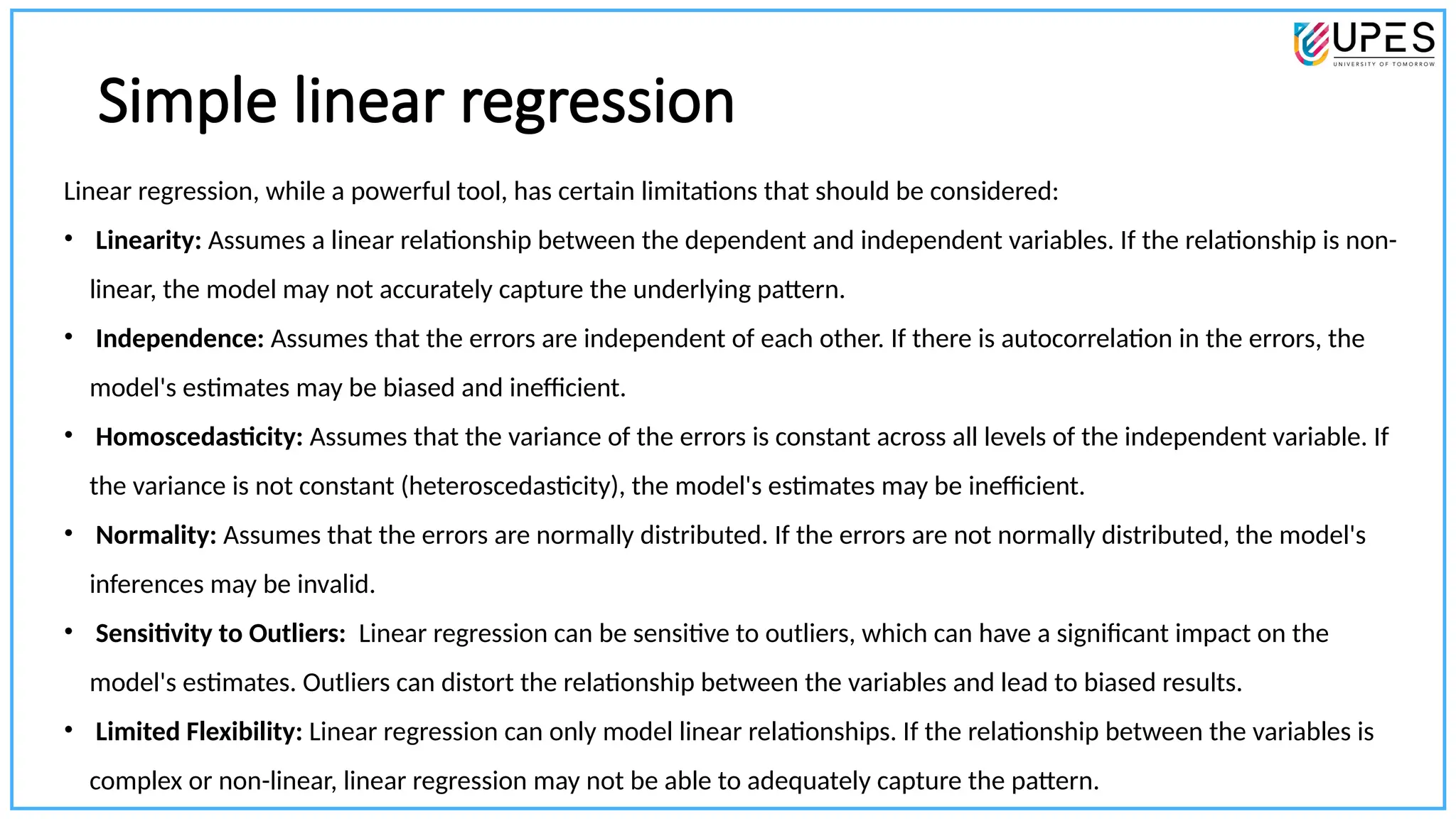 Unit4- Lecture1.pptx simple linear regression | PPTX