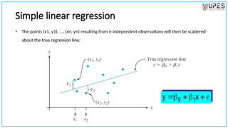 Unit4- Lecture1.pptx simple linear regression | PPTX