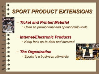 Unit 4 - The Sports Product | PPT