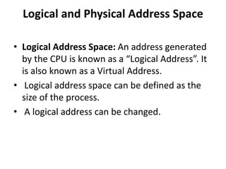 Unit 4-Memory Management - operating systems.pptx