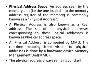 Unit 4-Memory Management - operating systems.pptx