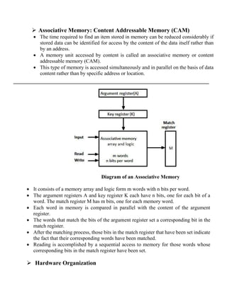 Detail explanation of memory organization | PDF