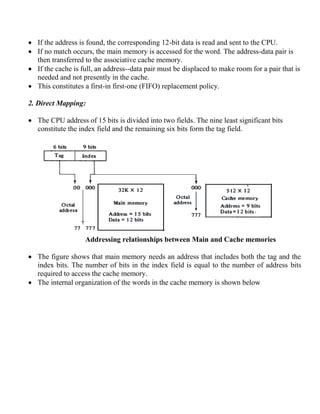 Detail explanation of memory organization | PDF