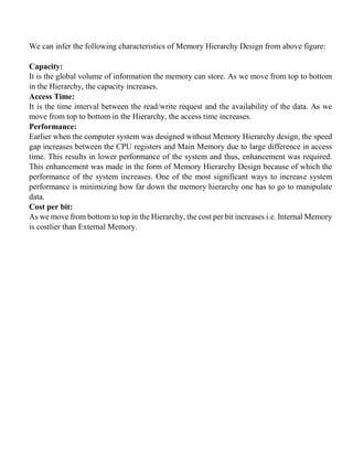 Detail explanation of memory organization | PDF