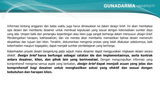 Unit 4 - Menyusun Design Brief Pelatihan berbasis kompetensi | PDF