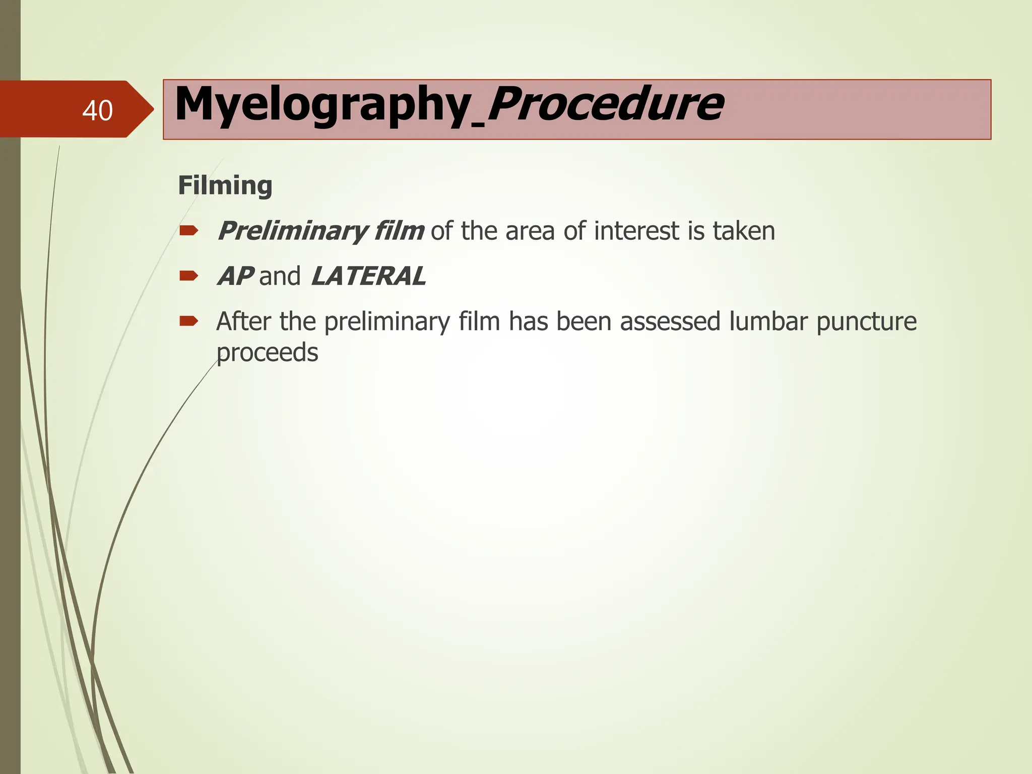Special Radiographic procedure of spinal cord | PPTX
