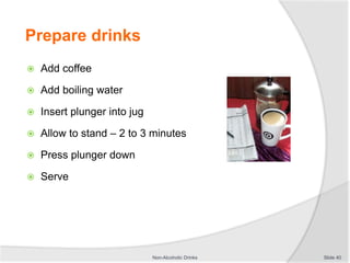 Unit 4 non-alcoholic beverages | PPTX