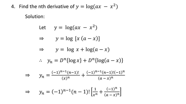 nth Derivatives.pptx