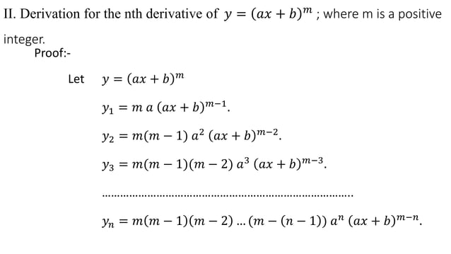 nth Derivatives.pptx
