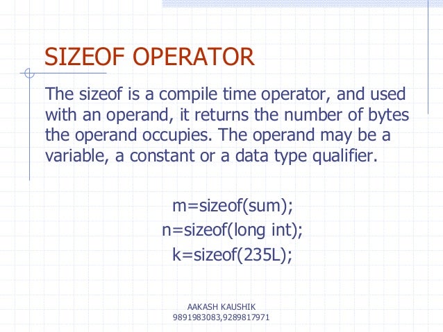 c++ programming Unit 4 operators
