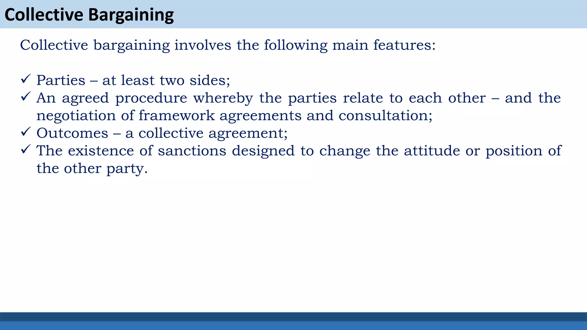 Collective Bargaining and Trade Unions | PDF