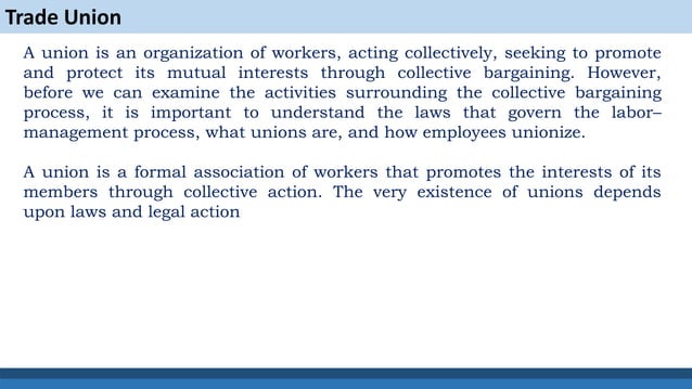 Collective Bargaining and Trade Unions | PDF
