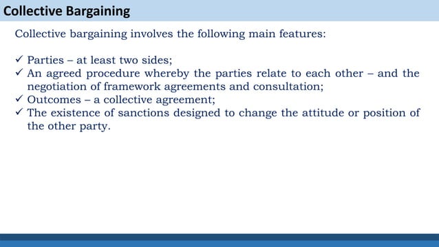 Collective Bargaining and Trade Unions | PDF