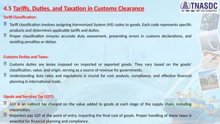 Unit 4 - Perform customs clearance field activities.pptx