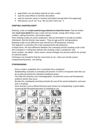 Unit 4 pre-production portfolio | DOCX