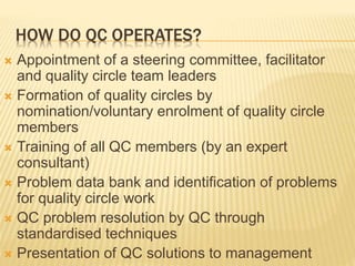 Unit 4 quality circle | PPTX