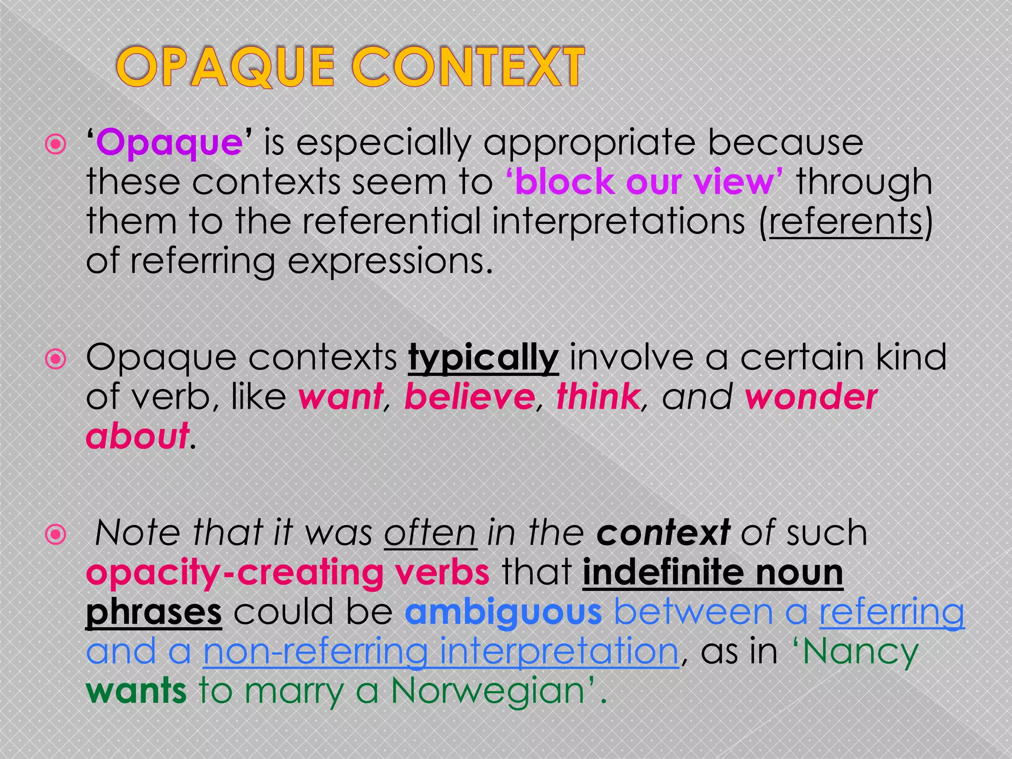 Unit 4 - Referring Expressions | PPTX
