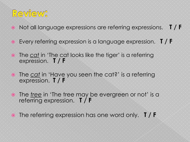 Unit 4 - Referring Expressions | PPTX | Programming Languages | Computing