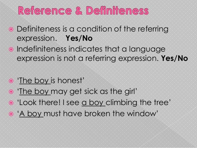 Unit 4 - Referring Expressions