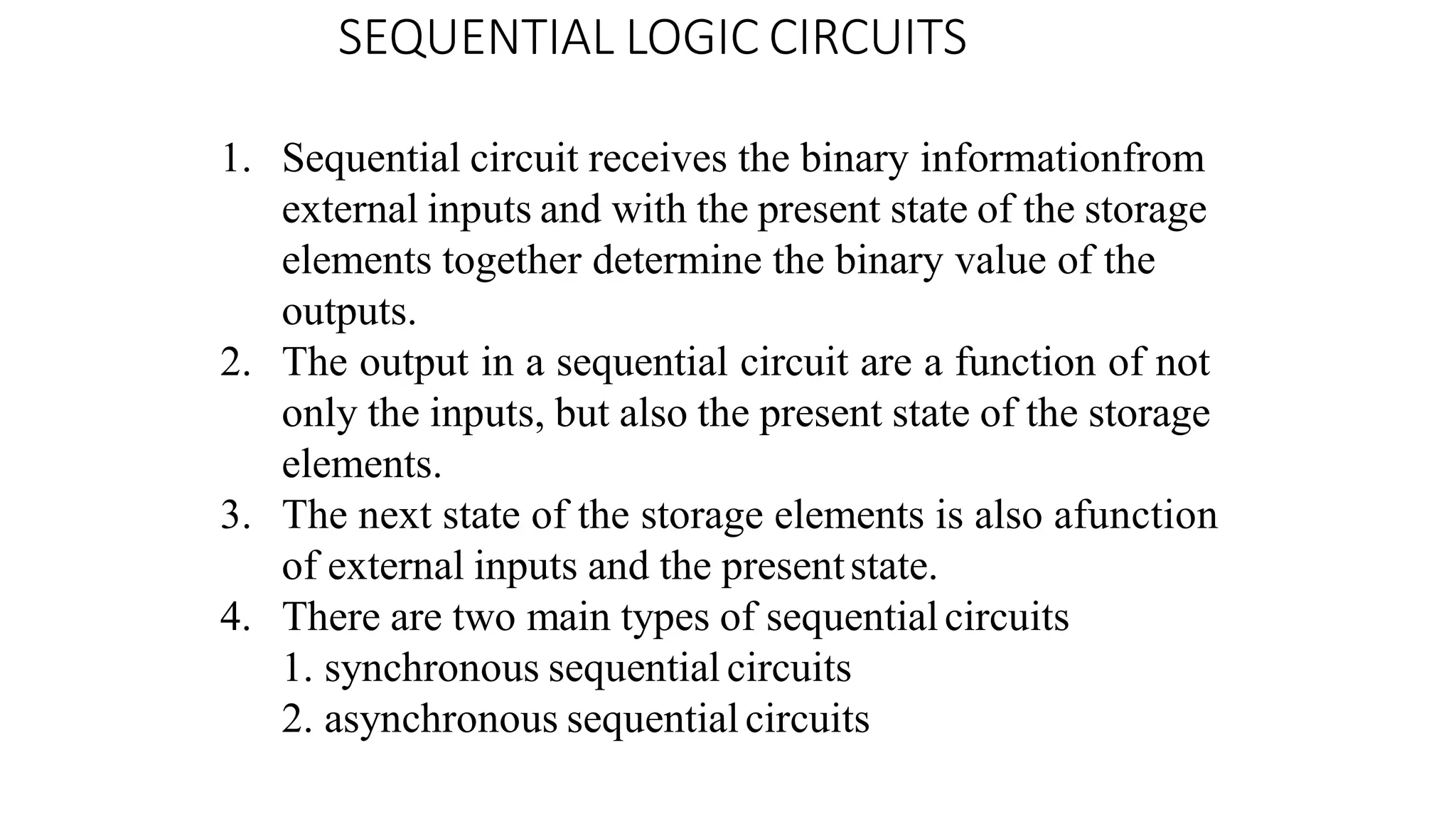 Unit 4 sequential circuits | PPTX