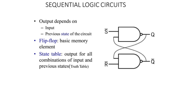 Unit 4 sequential circuits | PPTX