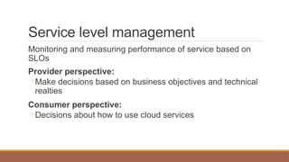 Service level agreement in cloud computing | PPT