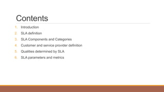 Service level agreement in cloud computing | PPT