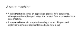 Unit 4- State Machine in mobile programming | PPT