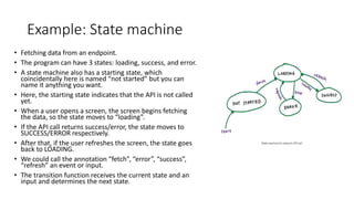 Unit 4- State Machine in mobile programming | PPT