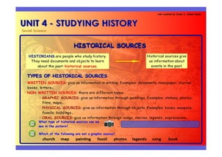 Unit 4 studying history (social science) | PDF