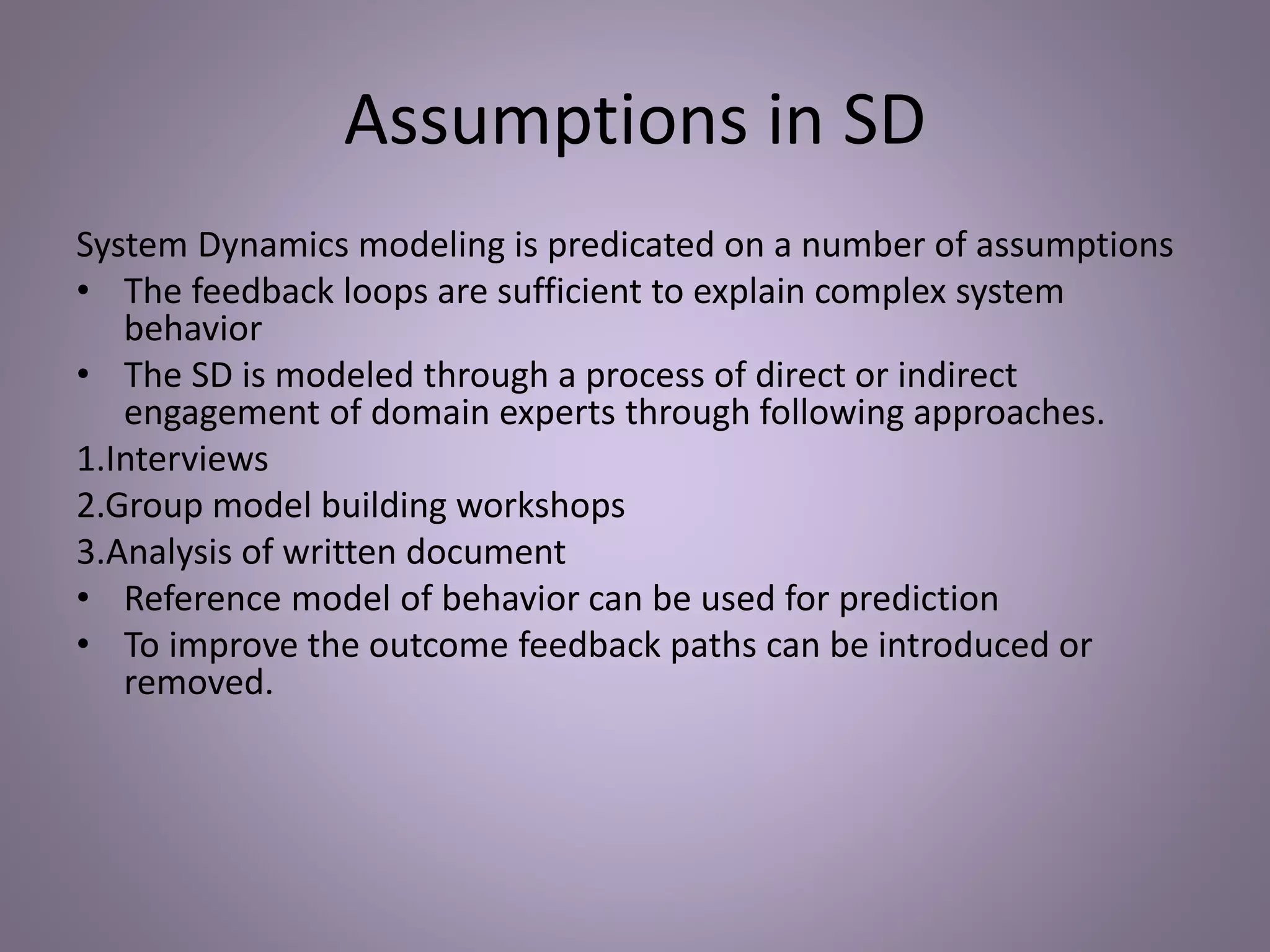 Unit4 systemdynamics | PPTX