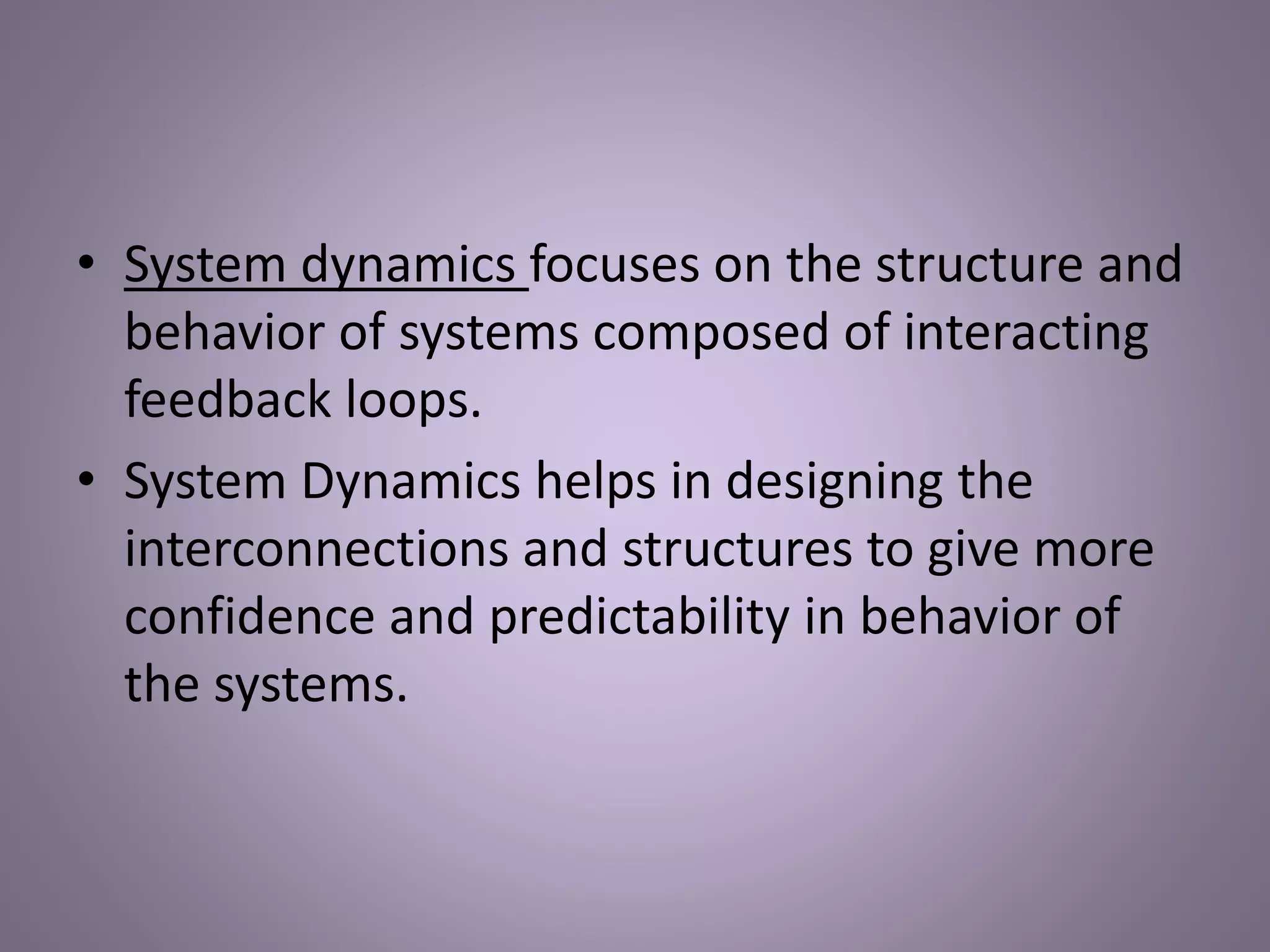 Unit4 systemdynamics | PPTX
