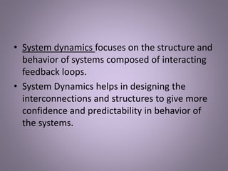 Unit4 systemdynamics | PPTX