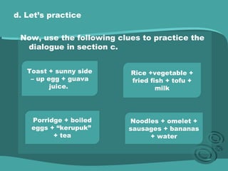 Unit 4 the food we eat | PPT | Desserts and Baking | Food & Drink