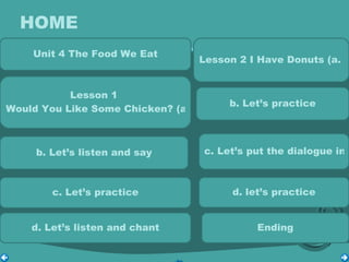 Unit 4 the food we eat | PPT | Desserts and Baking | Food & Drink