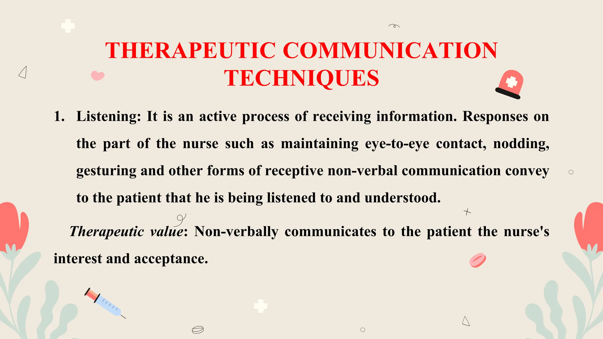 Unit 4- Therapuetic communication.pptx coomunication, process recording ...