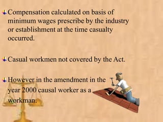 UNIT 4 -The Workman's Compensation Act, 1923.pptx
