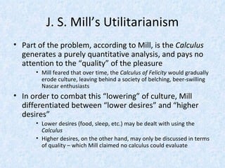 Unit 4 Utilitarian Ethics | PPT | Family and Relationships