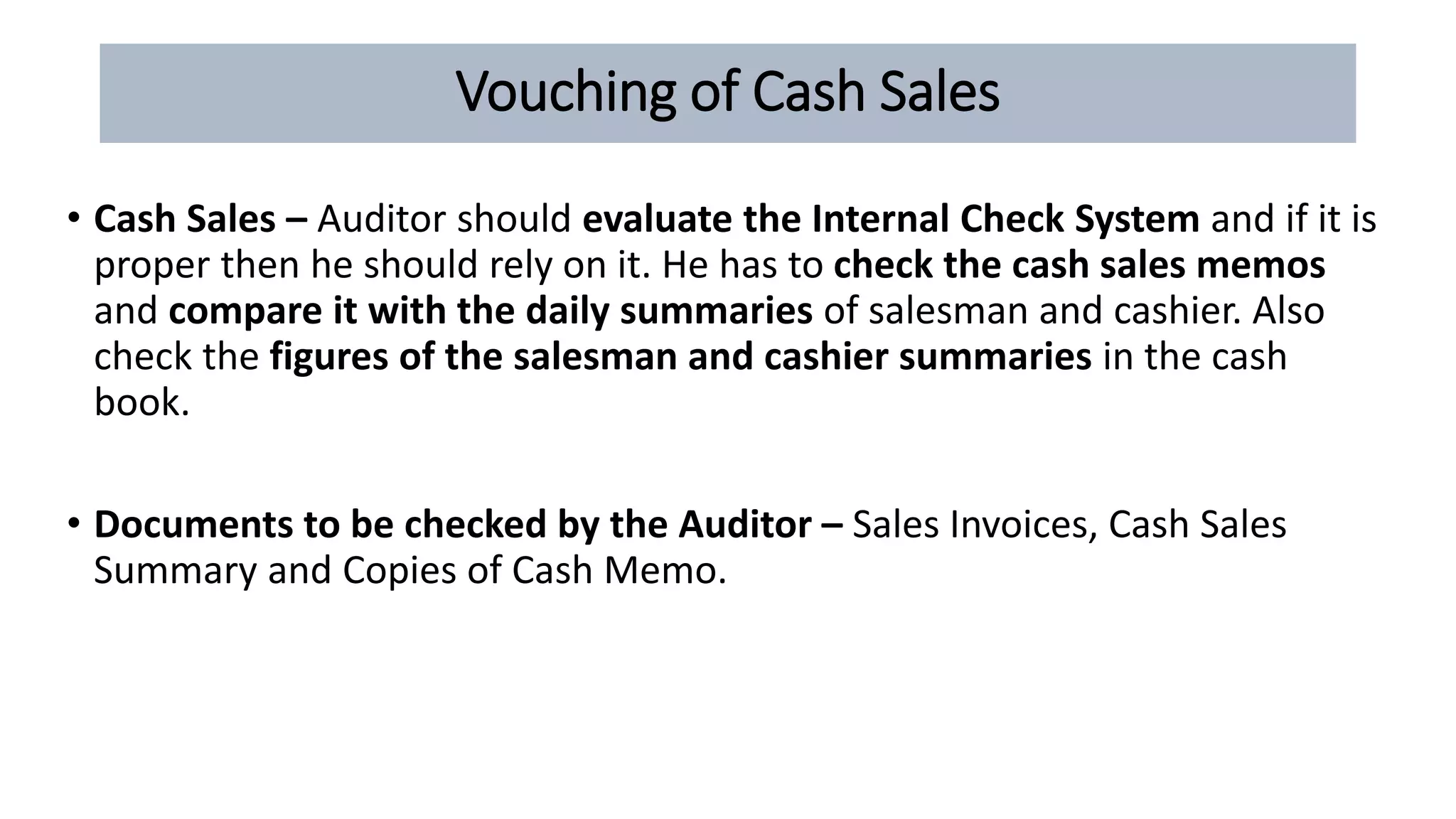Unit 4 Vouching | PPTX