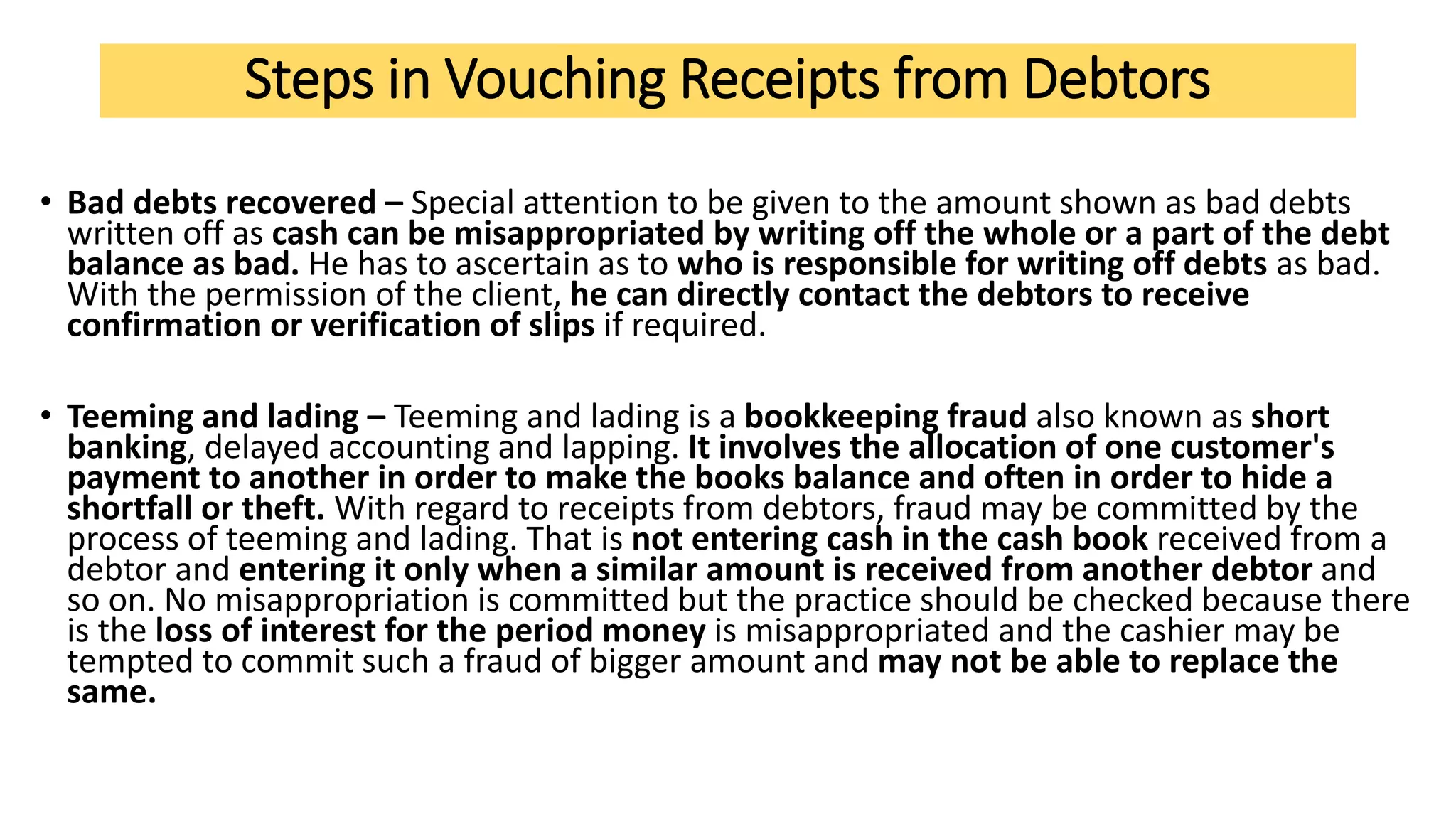 Unit 4 Vouching | PPTX