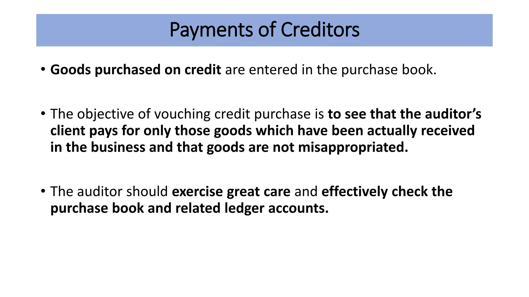 Unit 4 Vouching | PPTX