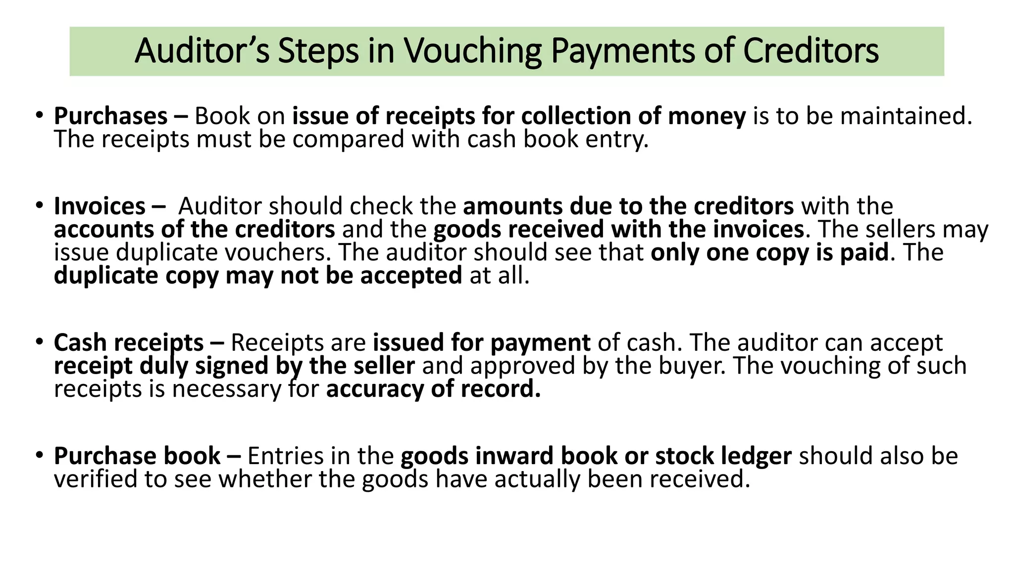 Unit 4 Vouching | PPTX