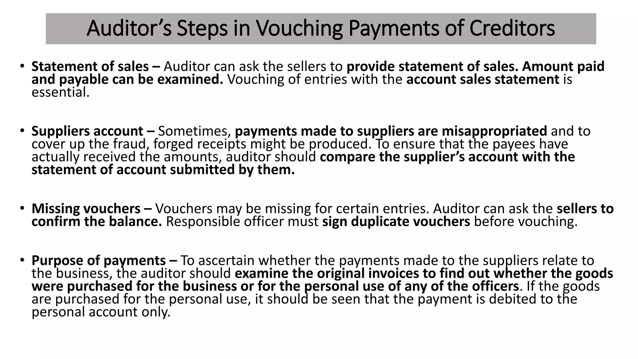 Unit 4 Vouching | PPTX