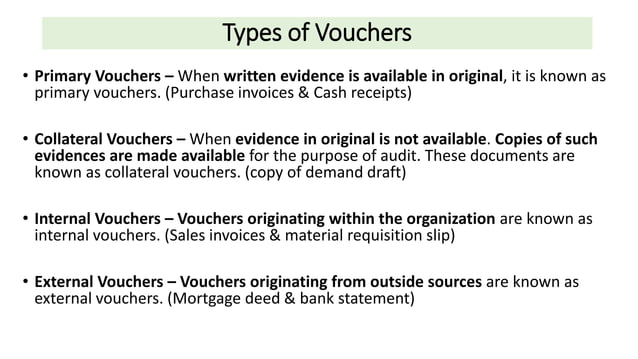 Unit 4 Vouching | PPTX